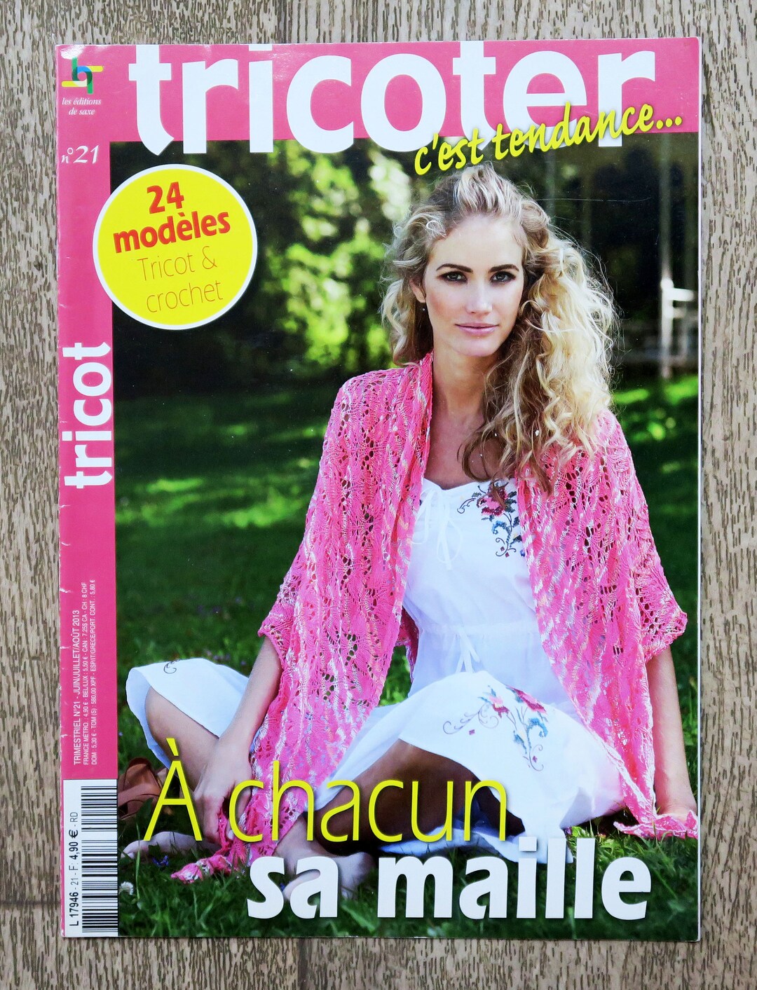 Magazine Tricoter c'est tendance 21, magazine tricot, catalogue tricot ...