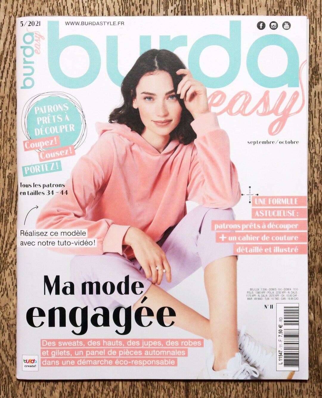 Burda Easy Magazine 5/2021 / September-october, Sewing Magazine, Sewing ...