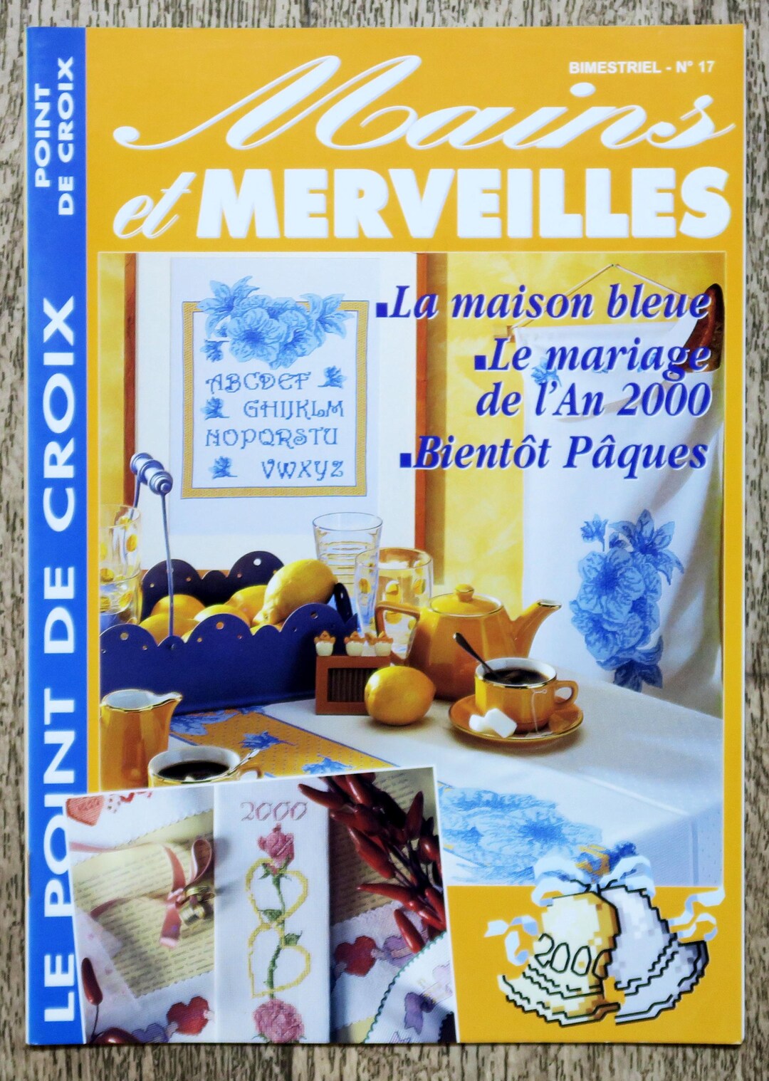 Magazine Mains Et Merveilles 17, Embroidery Magazine, Cross Stitch ...