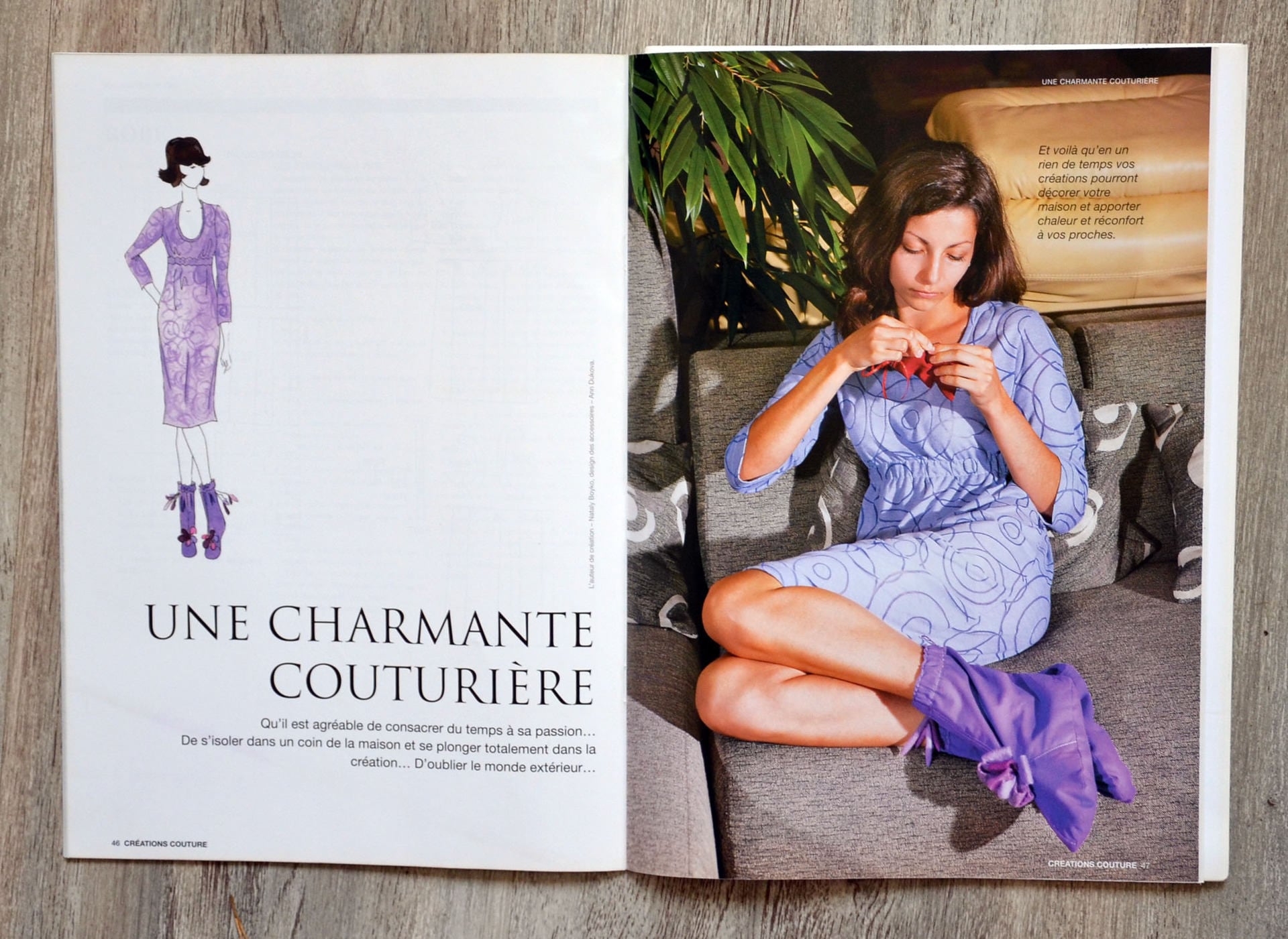 Magazine Créations couture 4 magazine de couture patron | Etsy