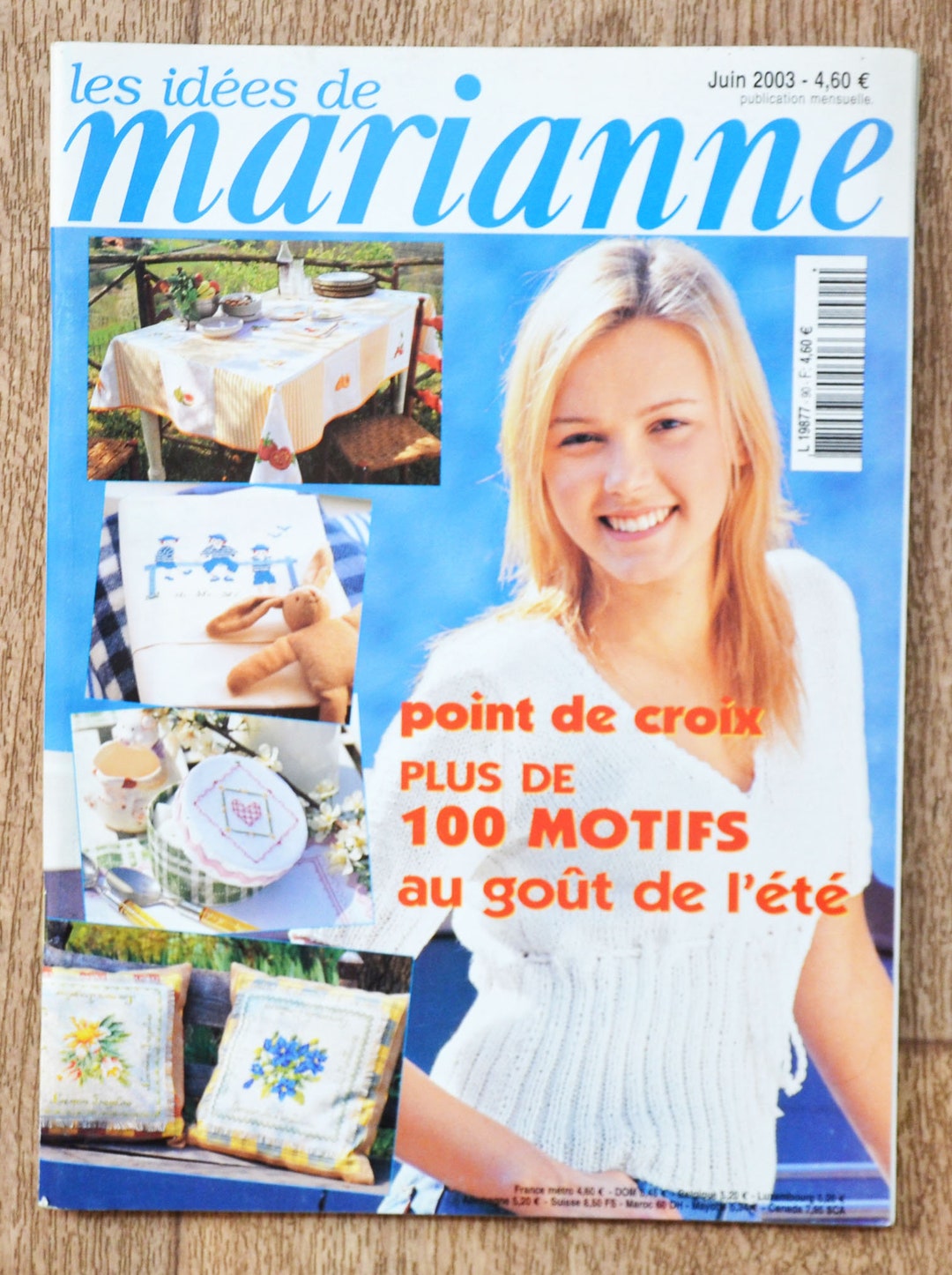 Magazine Les Idées De Marianne / June 2003, Embroidery Magazine ...