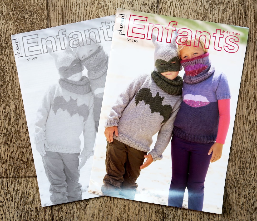 Knitting Magazine Plassard 109 / Children 4-14 Years Old, Knitting ...