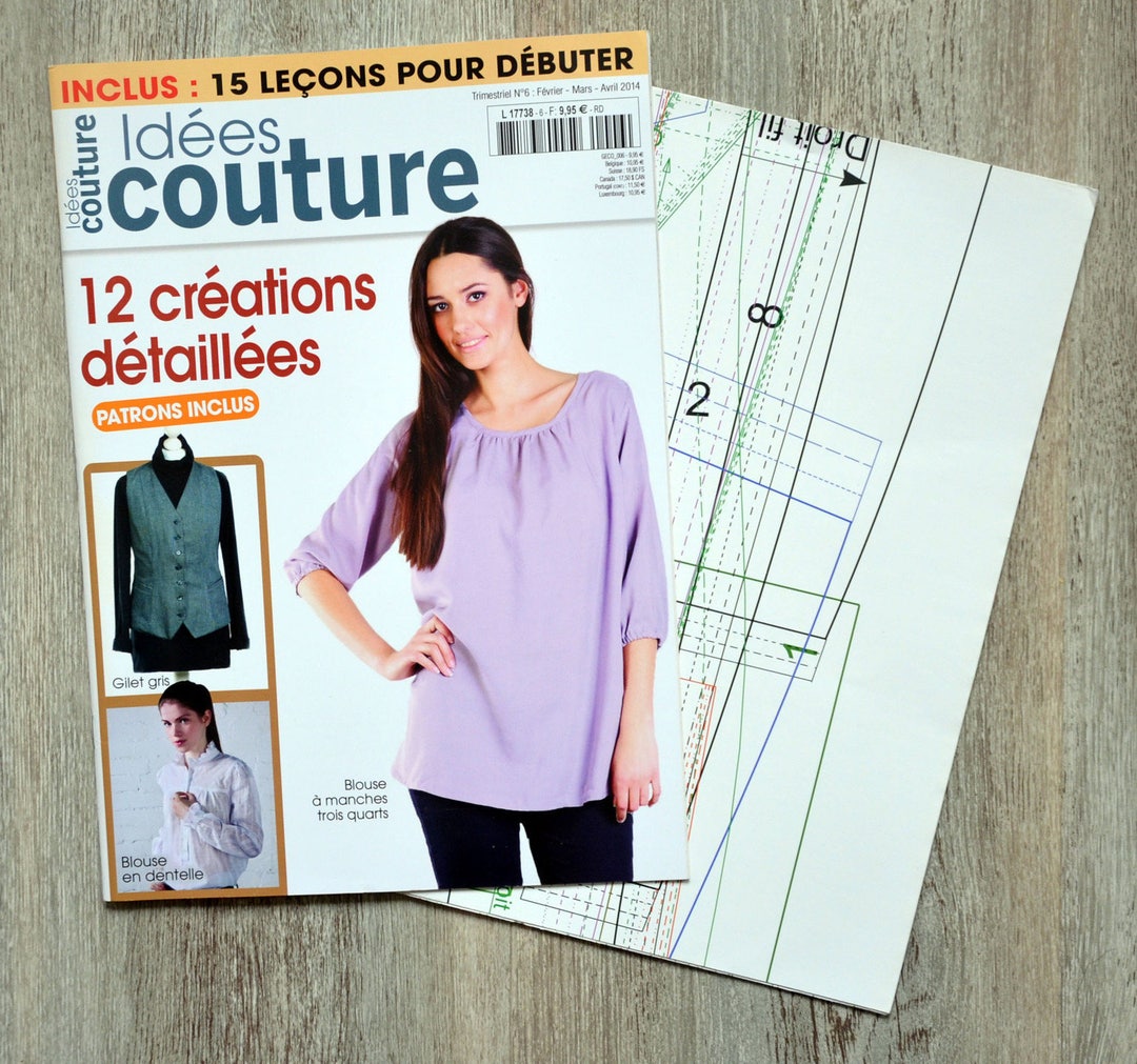 Magazine Couture Ideas 6 / 12 Detailed Creations Sewing - Etsy