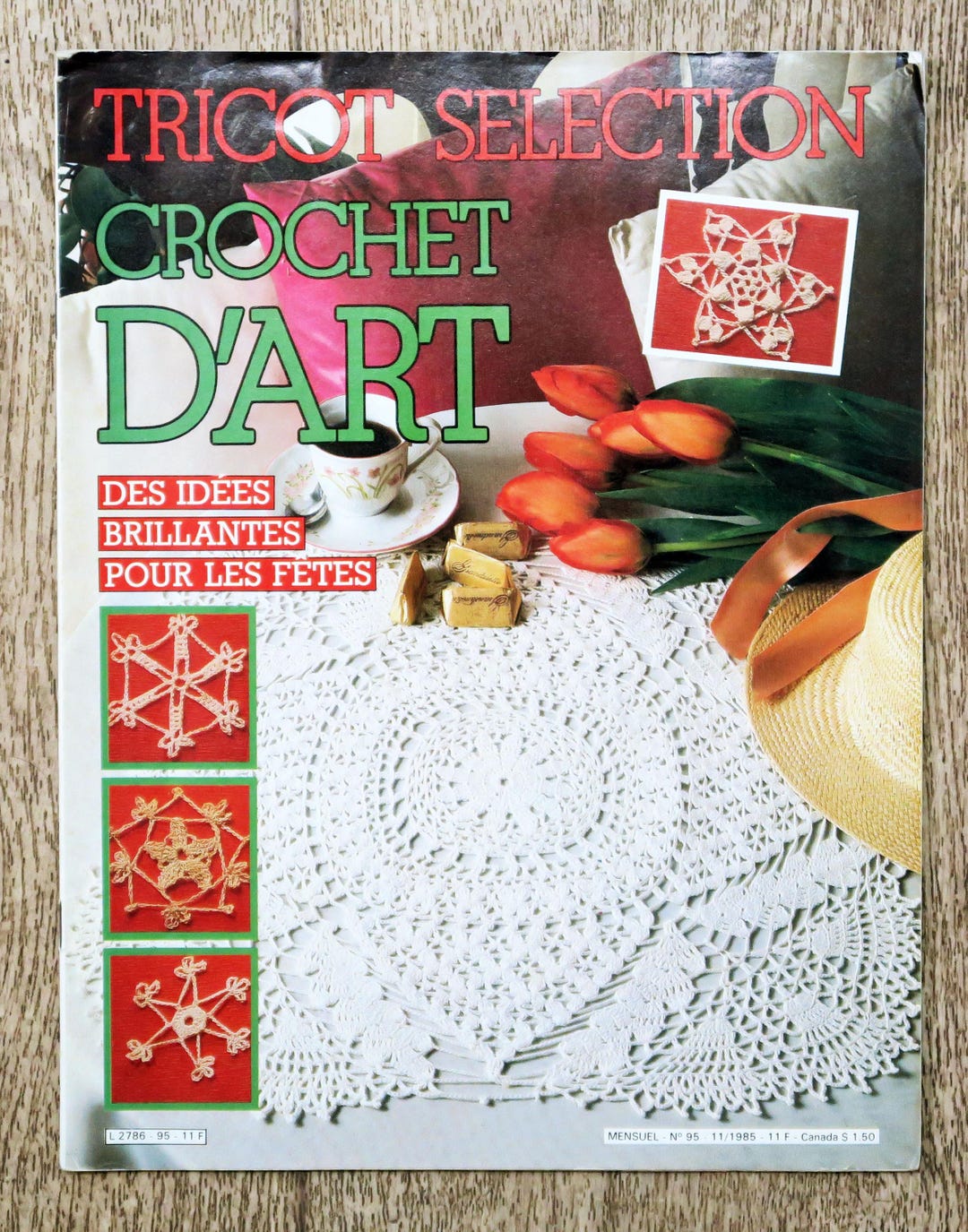 Knitting Magazine Selection Crochet Art 95, Crochet Magazine, Crochet ...