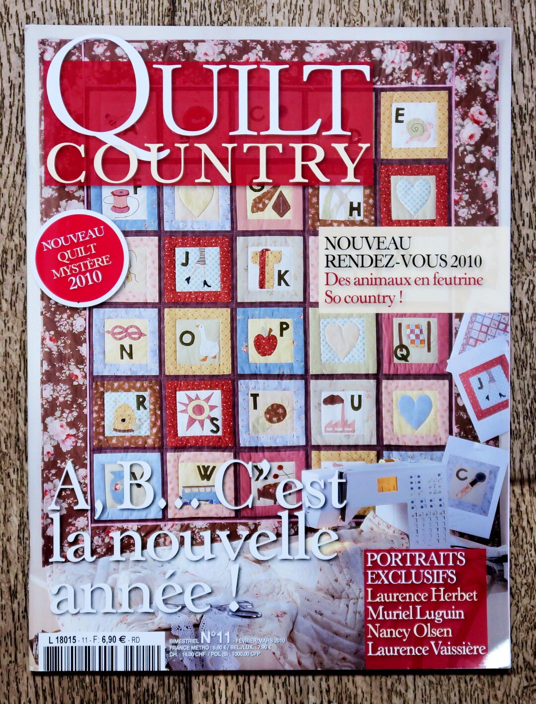 Quilt Country Magazine 11 / A, B, ... It's the New Year, Patchwork ...