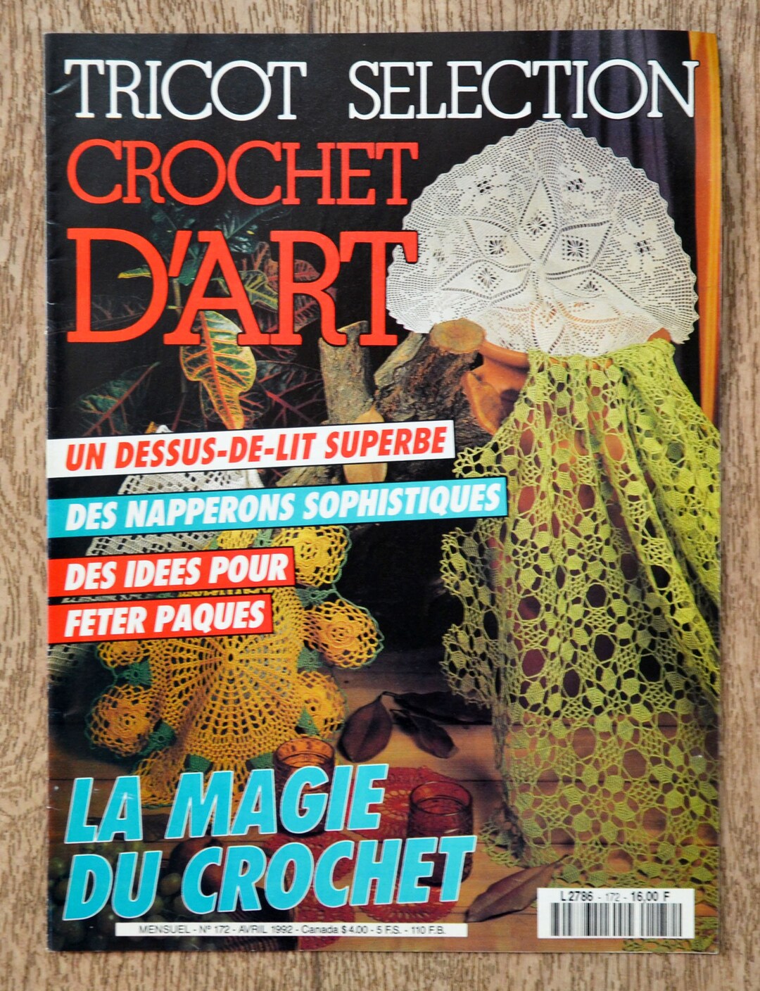 Magazine Tricot Selection / Crochet D'art 172 Magazine - Etsy