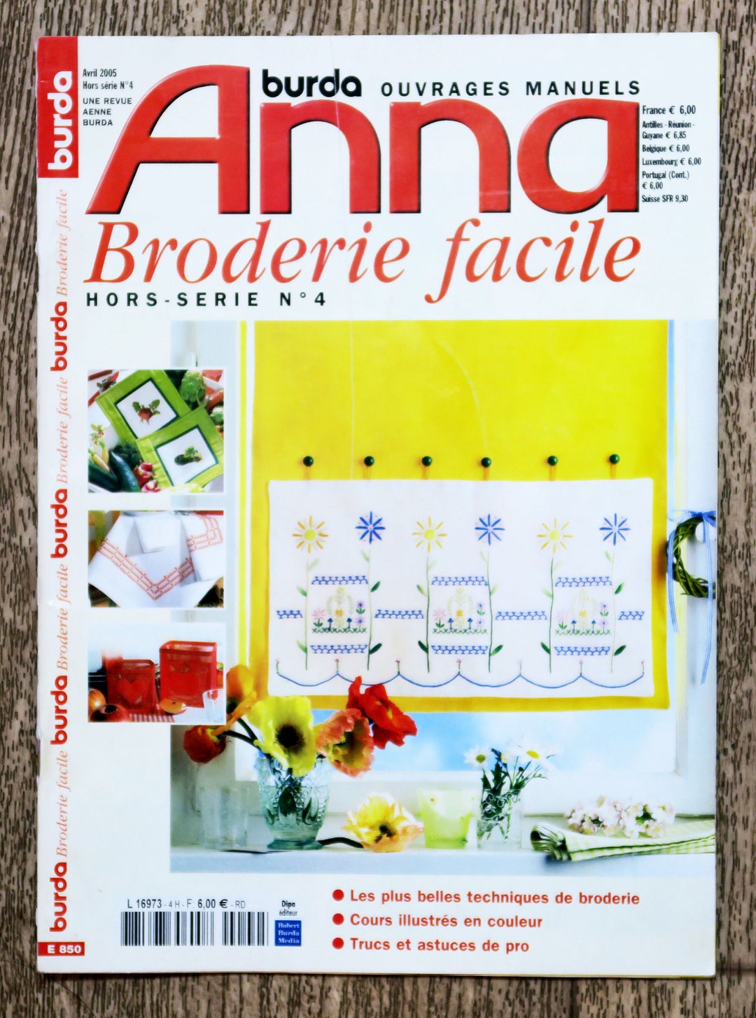 Anna Burda Magazine Manual Works HS / Easy Embroidery, Burda Magazine, Embroidery Technique ...