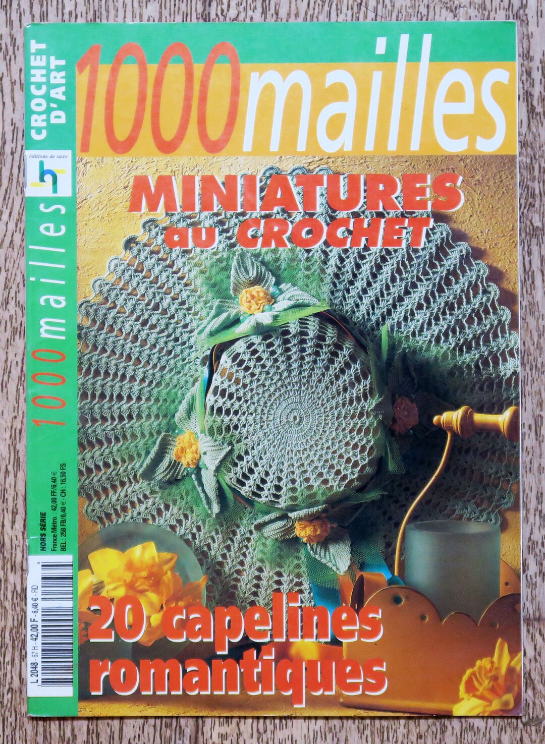 Magazine 1000 Mailles HS Miniatures Au Crochet / 20 Romantic Capelines ...