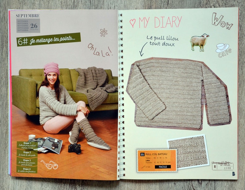 Magazine Bergère de France 175 magazine tricot catalogue - Etsy France
