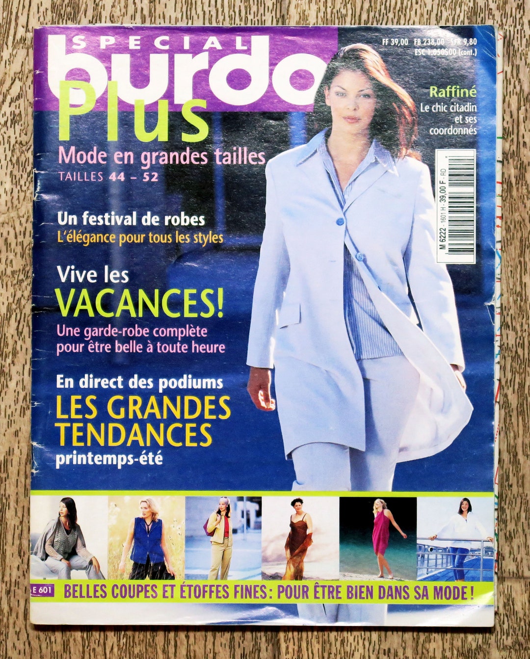 Burda Plus Fashion Magazine in Large Sizes E601, Sewing Pattern, Burda ...