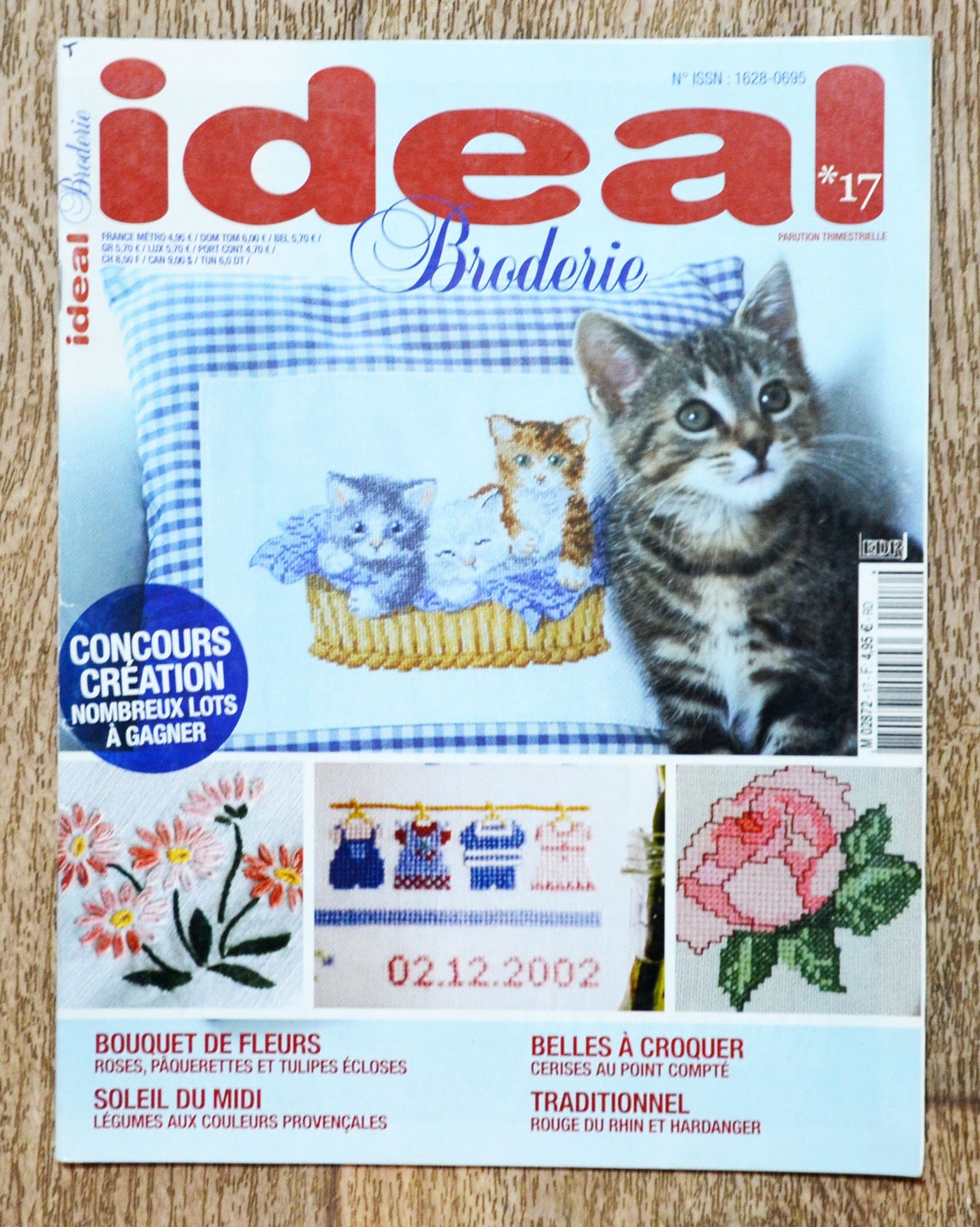 Magazine Idéal Broderie 17, Embroidery Magazine, Cross Stitch Magazine ...