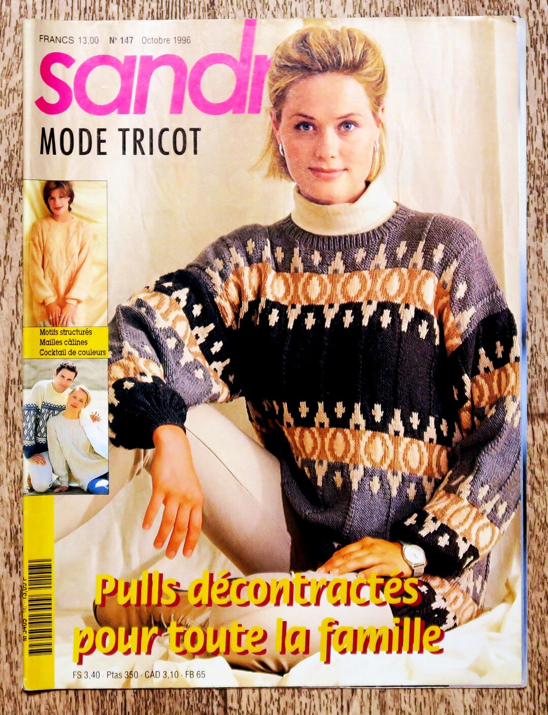 Sandra Knitting Magazine 147 / October 1996, Knitting Catalog, Vintage ...