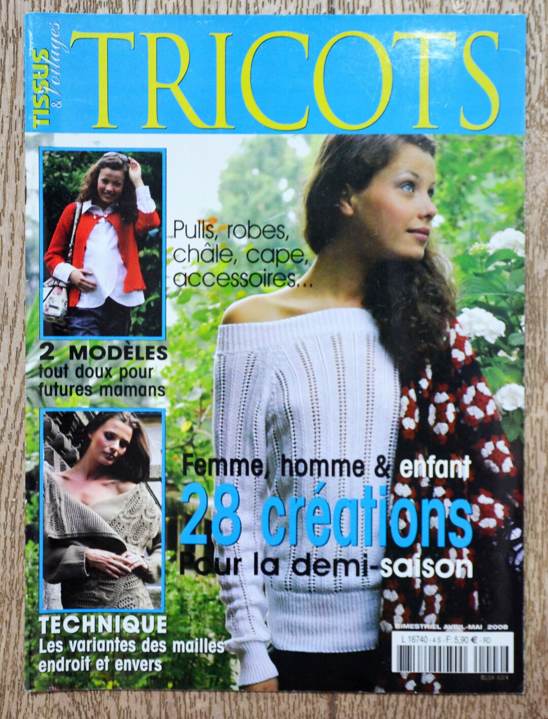 Magazine Tricots / 28 Creations for the Half-season, Knitting Magazine ...