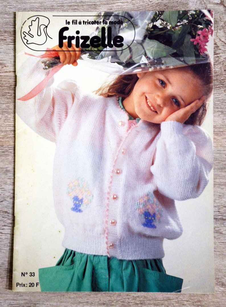 Frizelle Children's Knitting Magazine 33, Knitting Catalog, Vintage ...