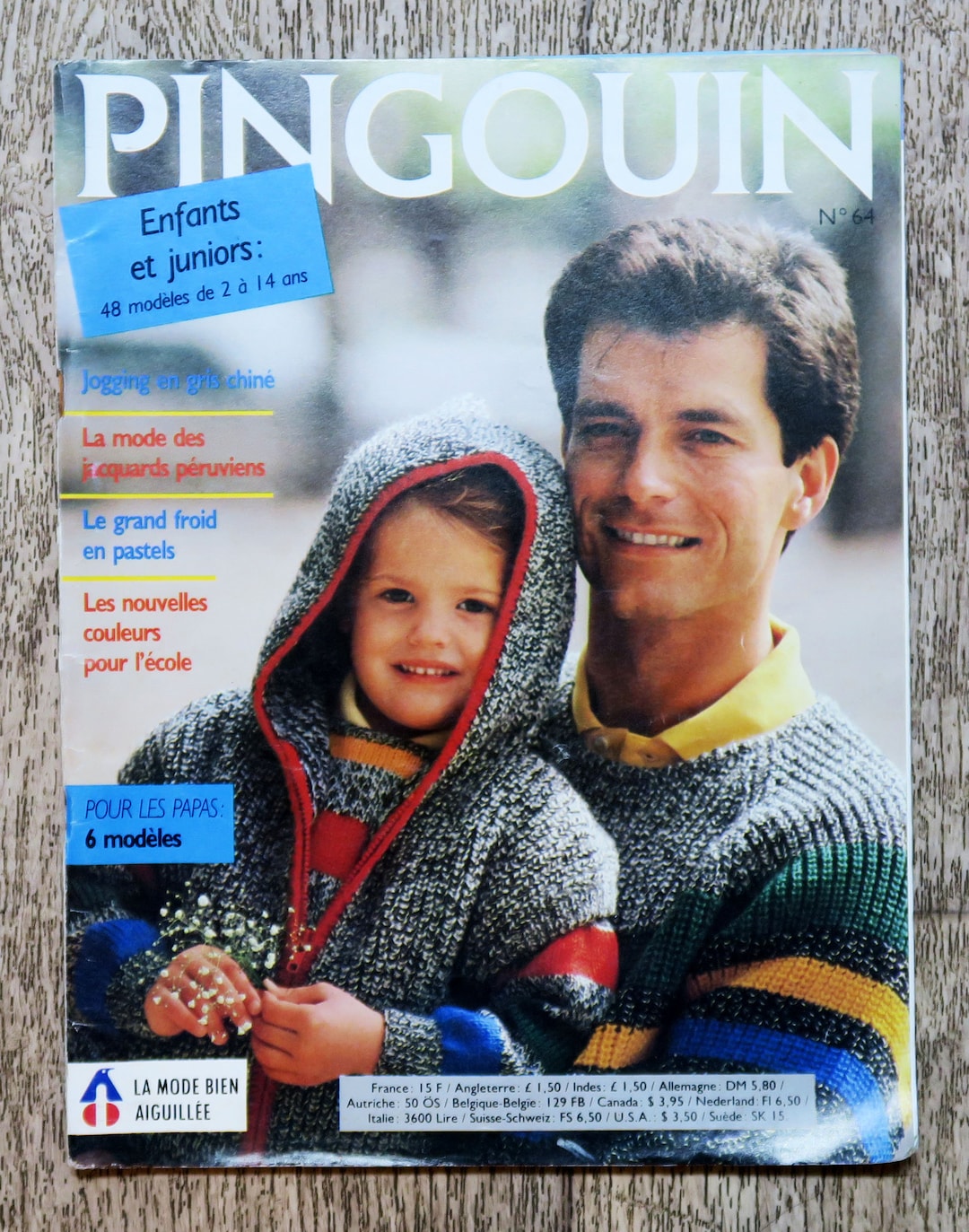 Pingouin 64 Knitting Magazine / Children and Juniors, Knitting Catalog ...
