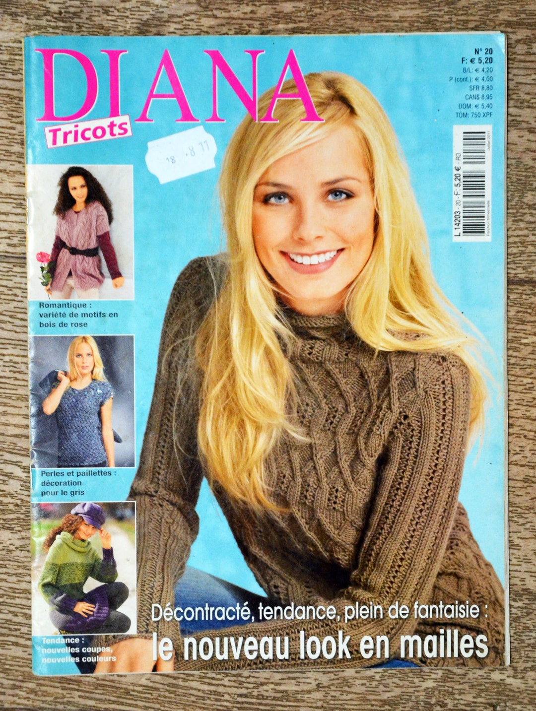 Magazine Diana Tricots 20, Knitting Catalog, Women's Knitting, Women's ...