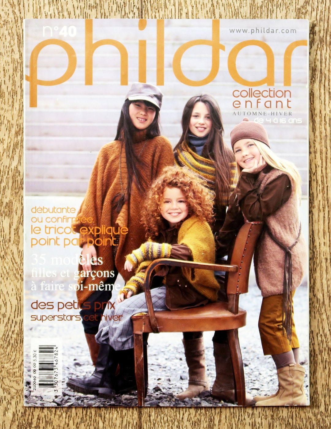 Phildar 40 Magazine / Children's Fall-winter, Knitting Magazine ...