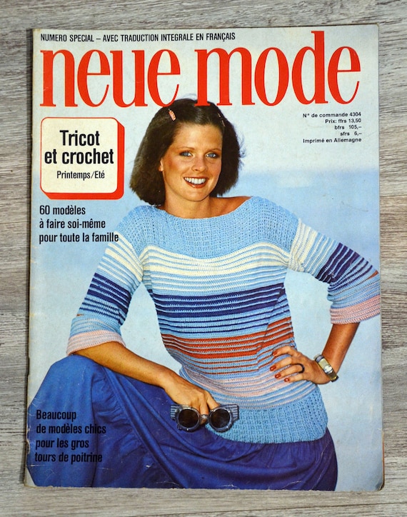 Magazine tricot Neue Mode 4304 Printemps-été Vintage - Etsy France