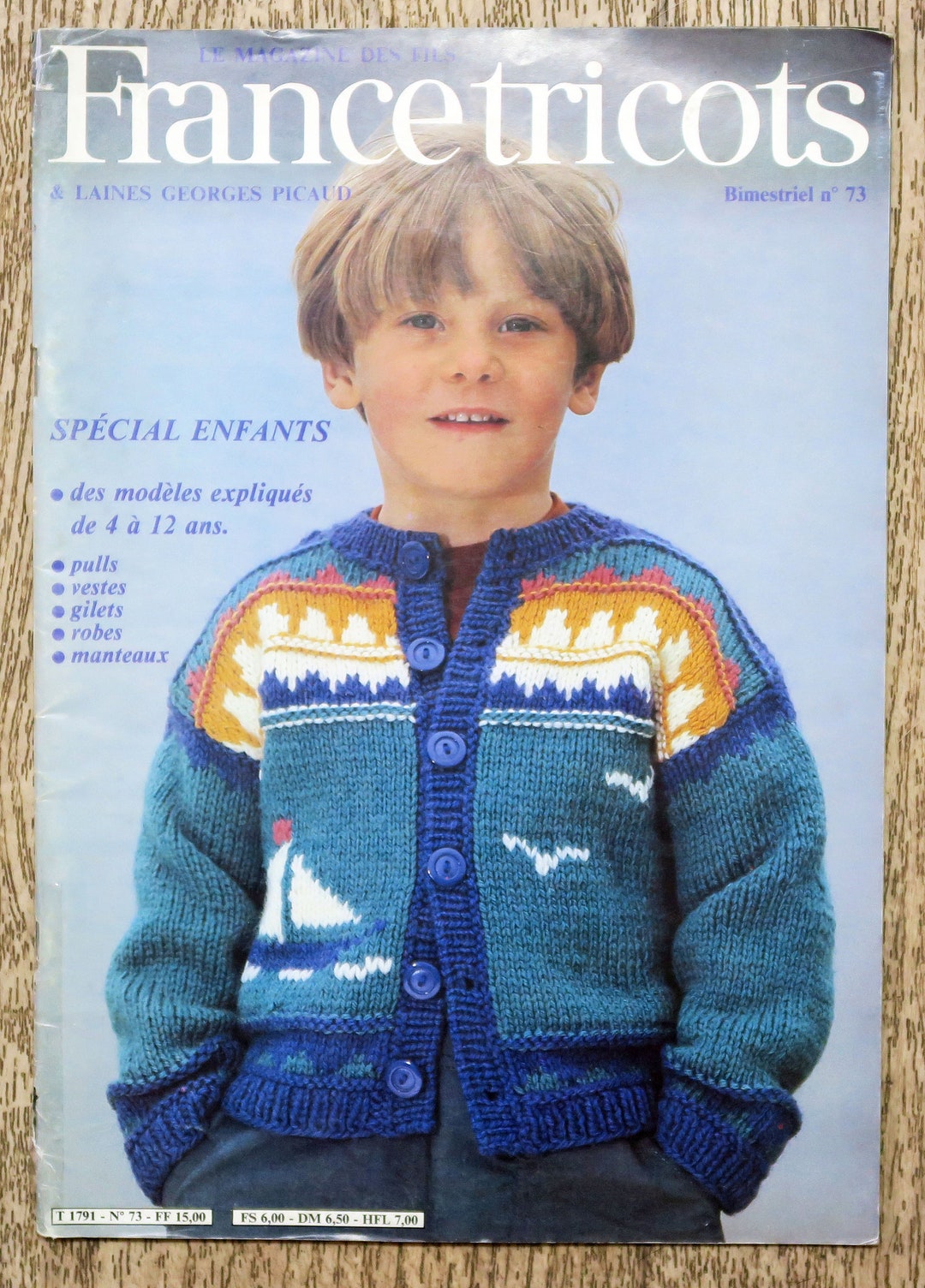 Magazine France Tricots 73, Knitting Magazine, Knitting Catalog ...