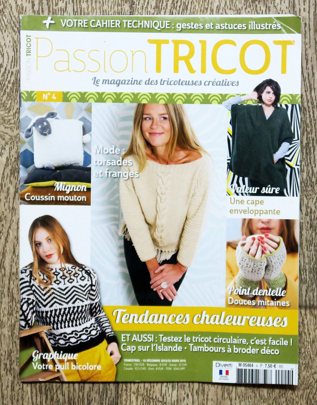 Passion Knitting Magazine 4 / Warm Trends, Knitting Magazine, Knitting ...