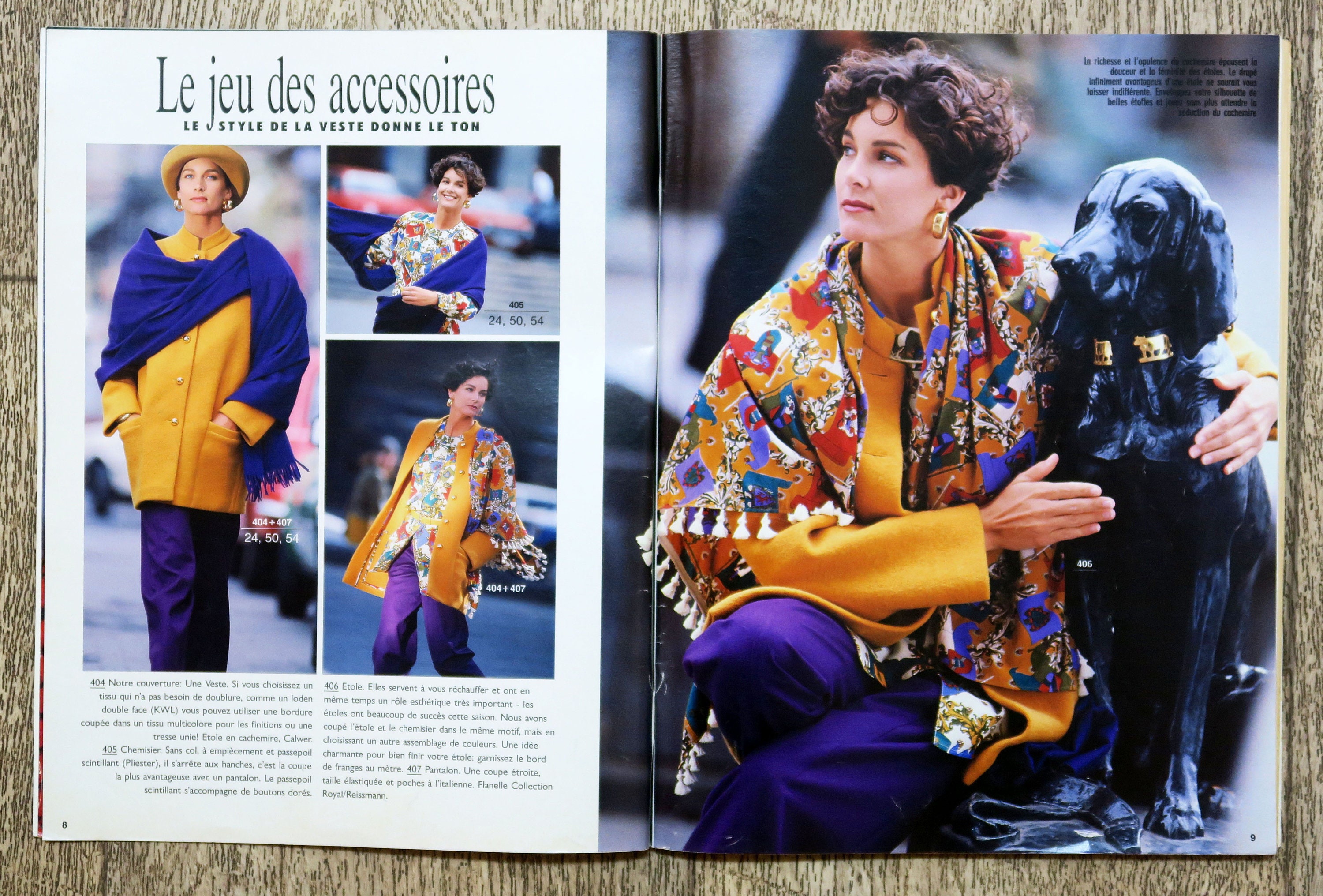 Burda Fashion Magazine in Large Sizes Fall 1990, Sewing Pattern, Burda ...
