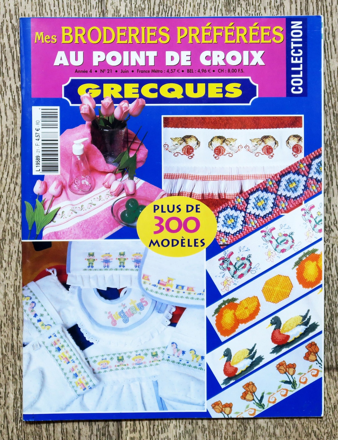 Magazine My Favorite Cross-stitch Embroideries 21, Embroidery Magazine ...