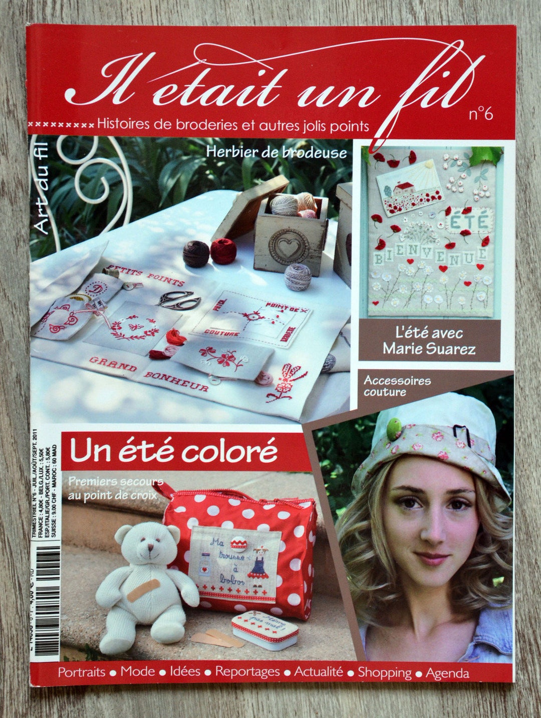 Magazine Il était un fil 6, magazine de broderie, magazine point de ...