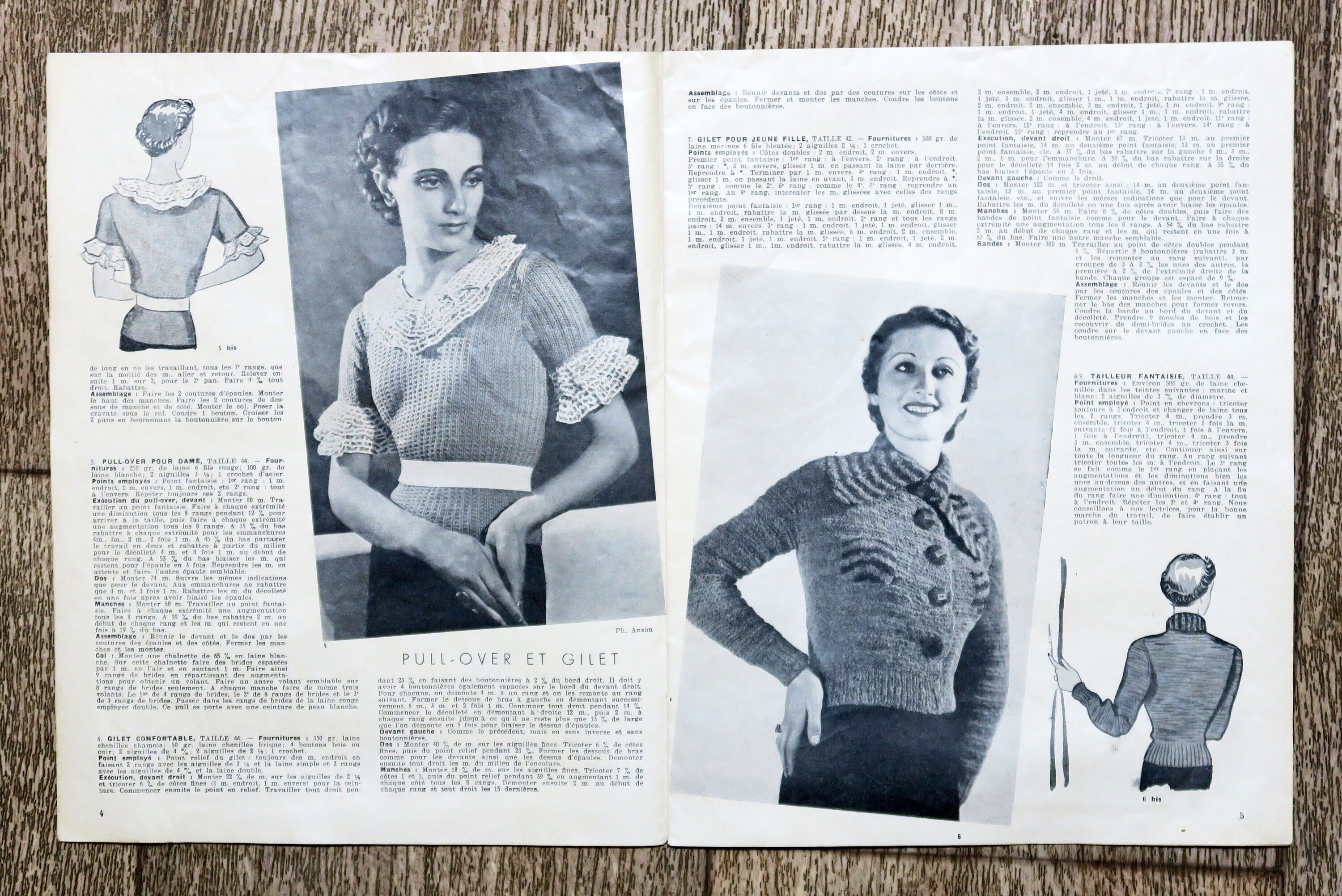 Magazine Tricots Mode 25, Knitting Magazine, Vintage Knitting, Vintage ...