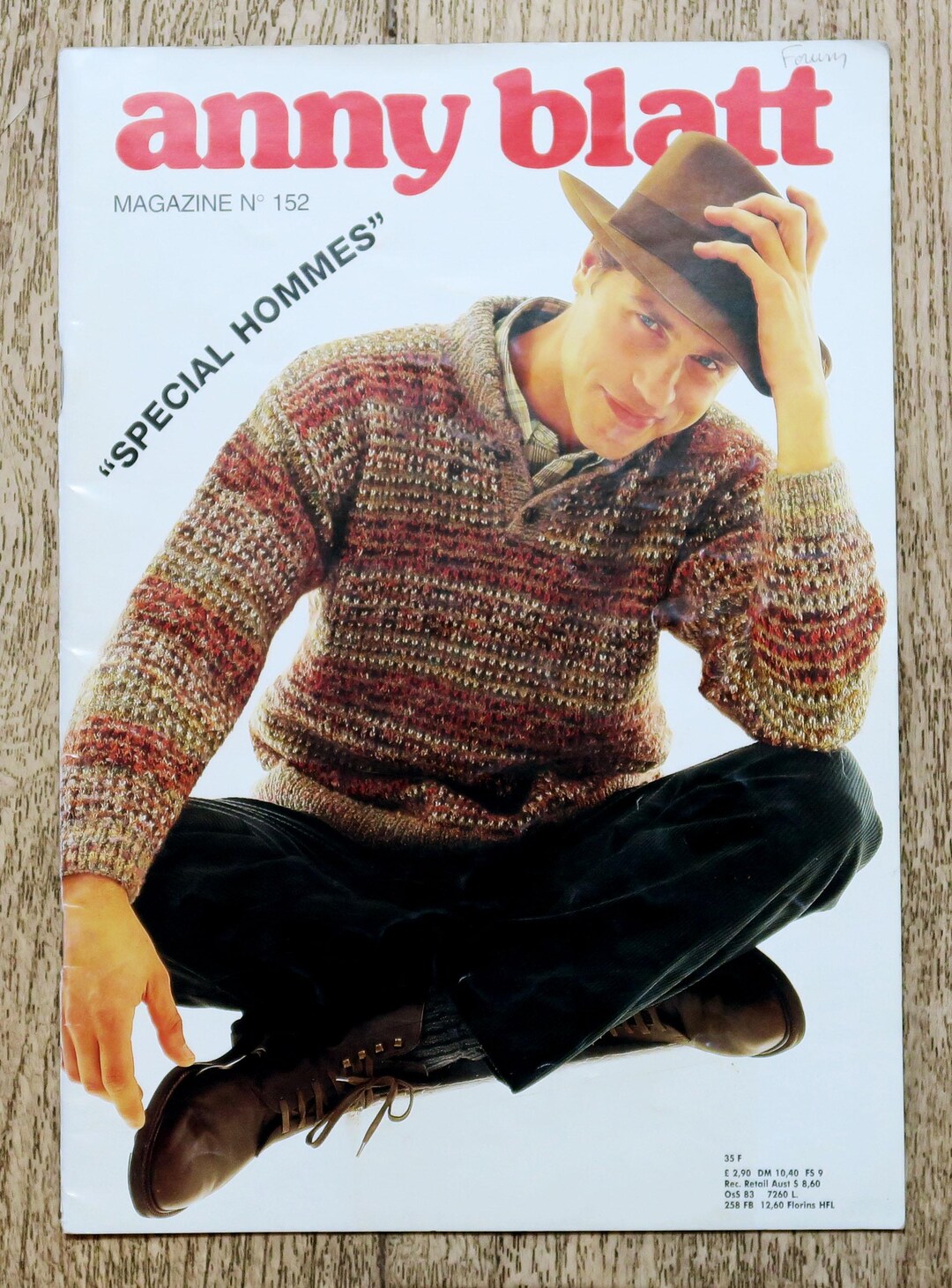 Anny Blatt Knitting Magazine 152 / Men's Special, Knitting Catalog ...