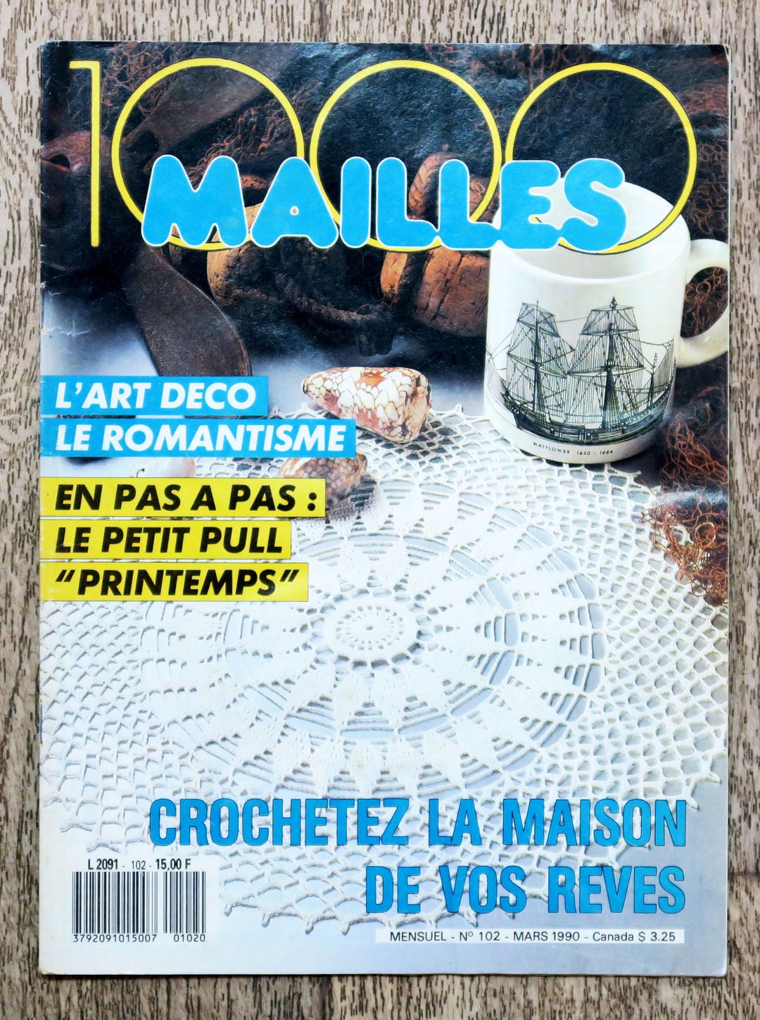1000 Mailles 102 Magazine, Crochet Catalog, Crochet Magazine, Crochet ...