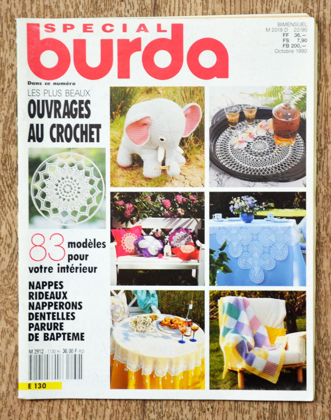 Magazine Burda Special E130 / the Most Beautiful Crochet Works, Crochet ...
