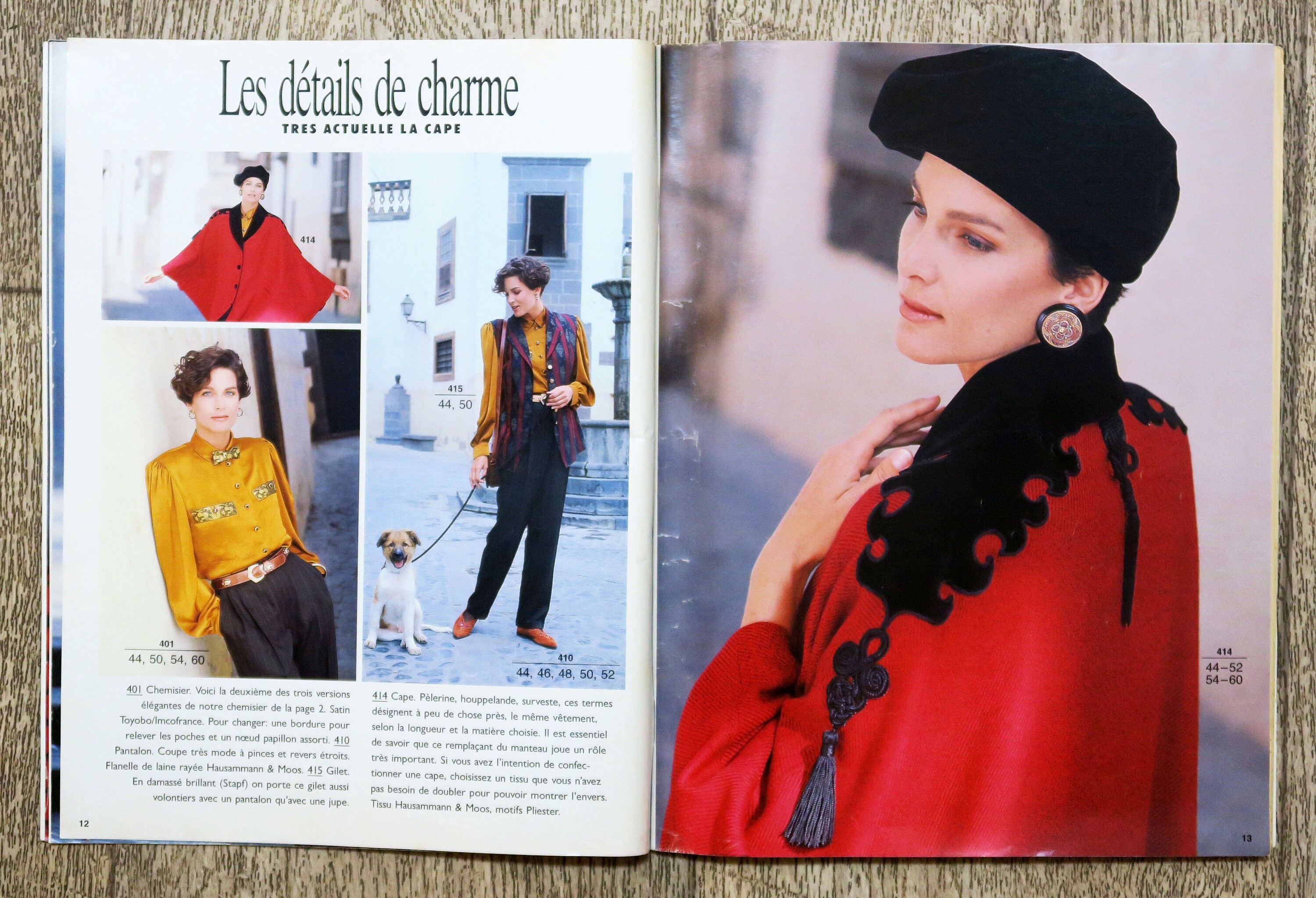 Burda Fashion Magazine in Large Sizes Fall 1990, Sewing Pattern, Burda ...