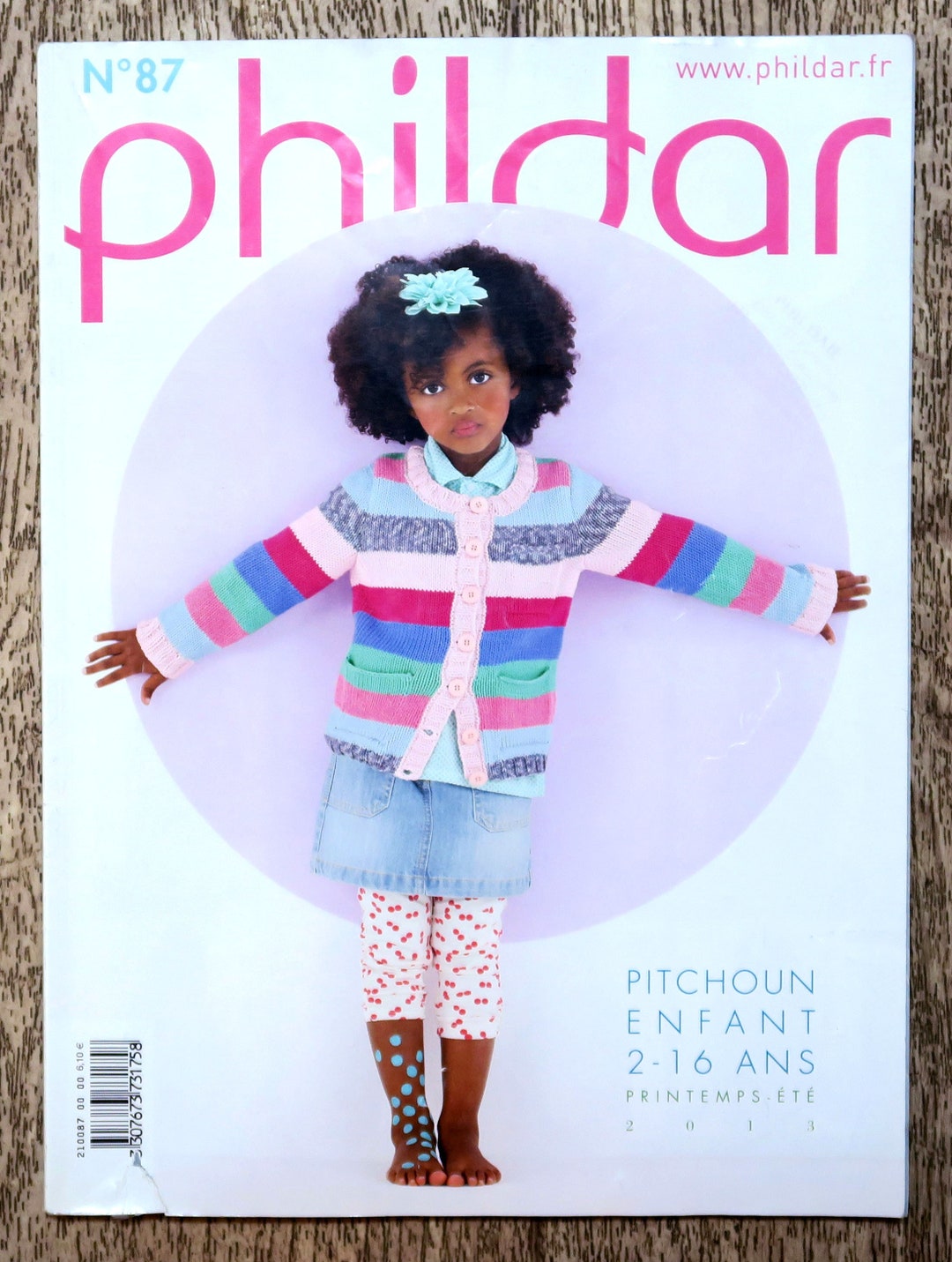 Phildar Magazine 87 / Spring-summer Children, Phildar Catalog, Knitting ...