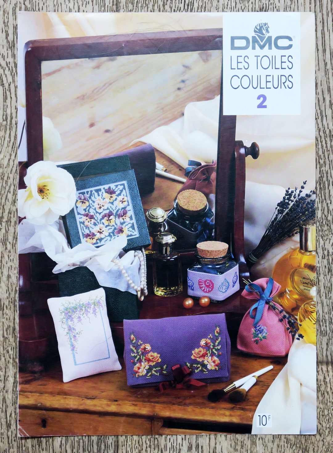 DMC Cross Stitch Embroidery Sheet / Color Canvases 2, Embroidery ...