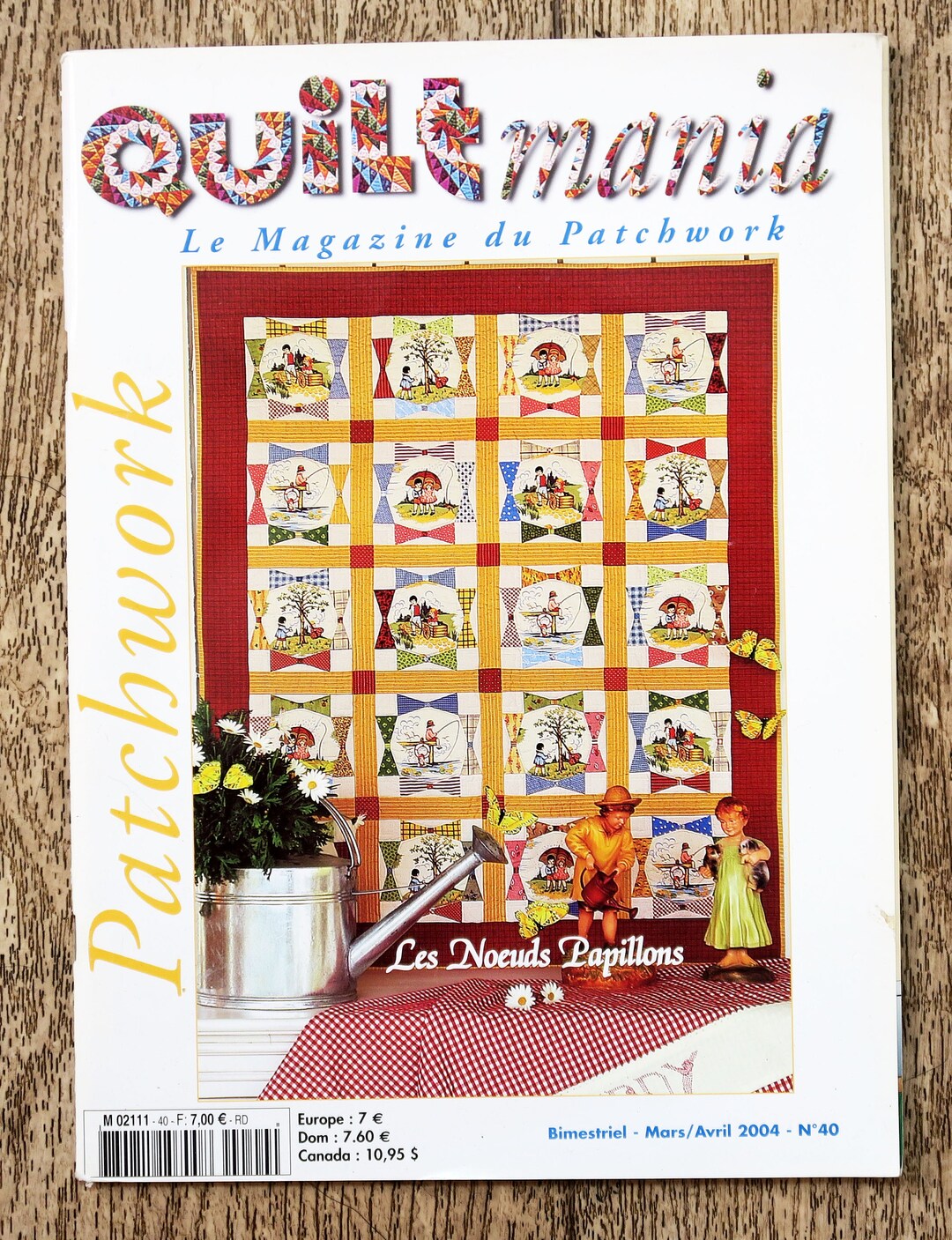 Magazine Quiltmania 40 / Mars-avril 2004, magazine couture, magazine ...