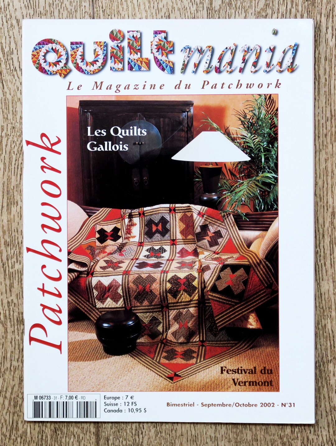 Quiltmania Magazine 31 / September-october 2002, Patchwork Magazine ...