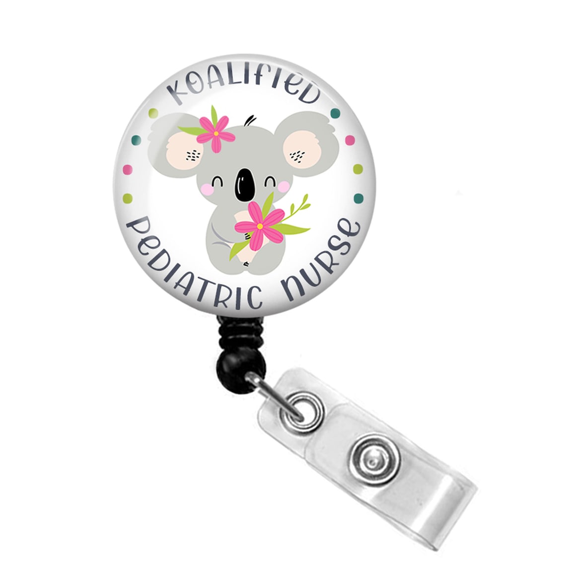 Pediatric Nurse Badge Reel Pediatric Nurse Badge Holder - Etsy