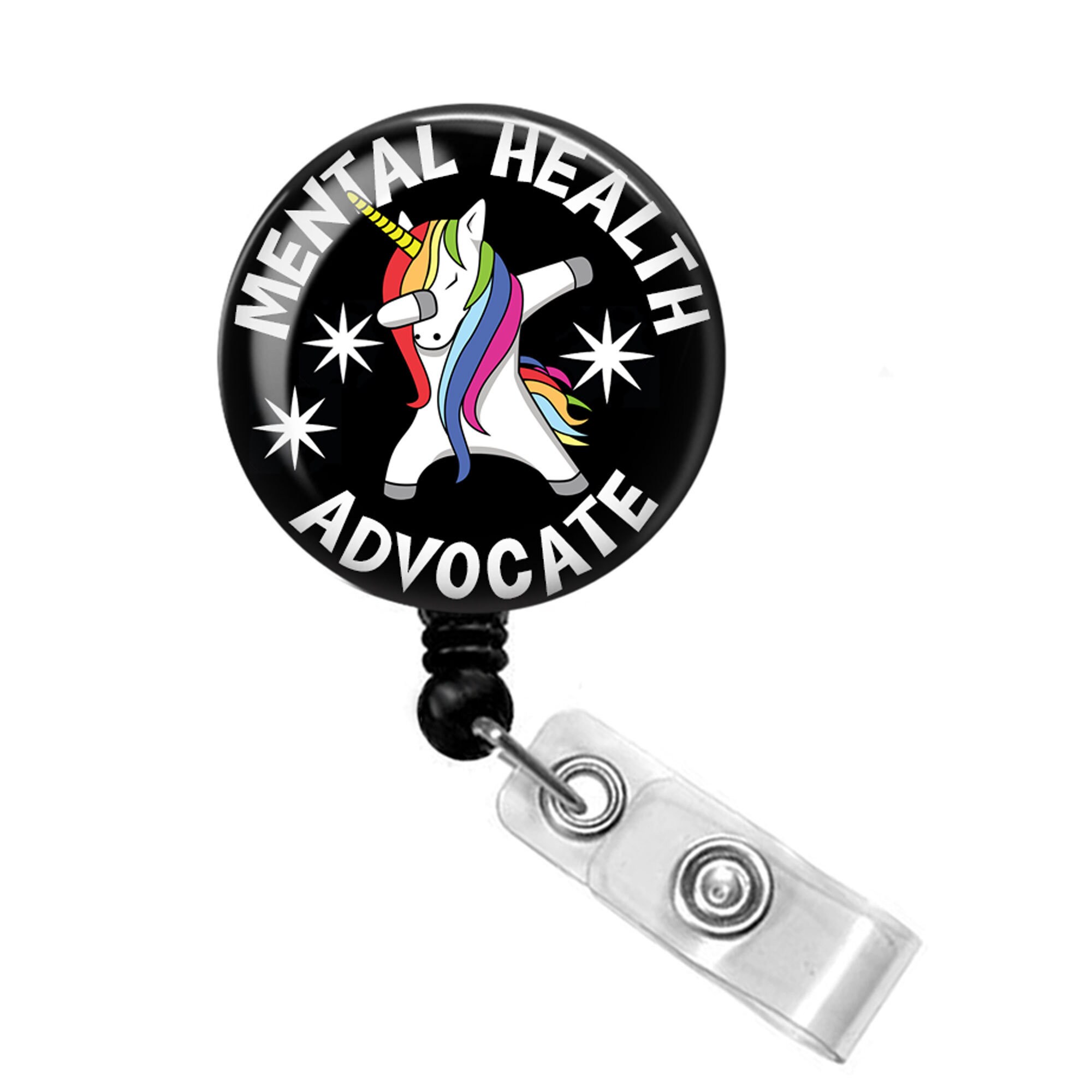 Mental Health Badge Reel Mental Health Advocate Badge Reel | Etsy