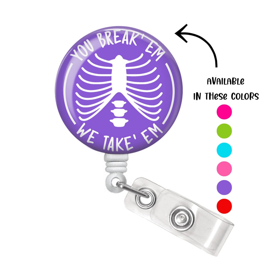 Rad Tech Badge Reel Rad Tech Badge Holder Radiologist - Etsy