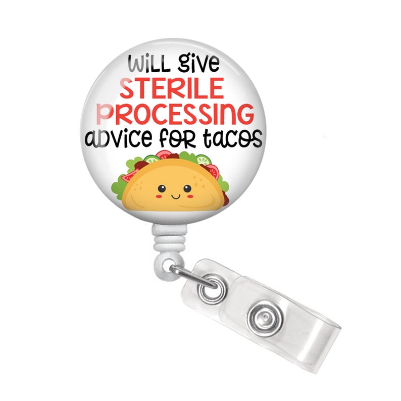 SPD Tech Badge Reel SPD Tech Badge Holder Sterile - Etsy