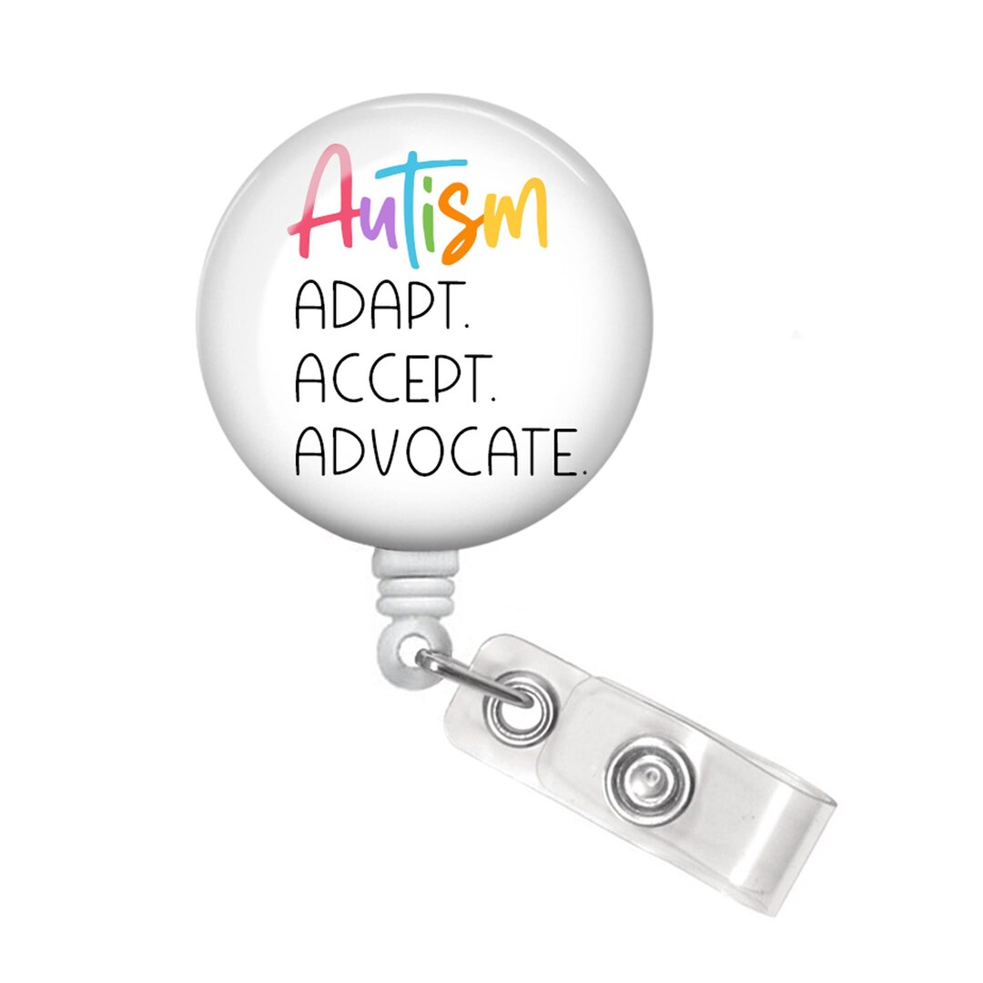 Autism Badge Reel - Autism Badge Holder - Autism Awareness - Autism ...