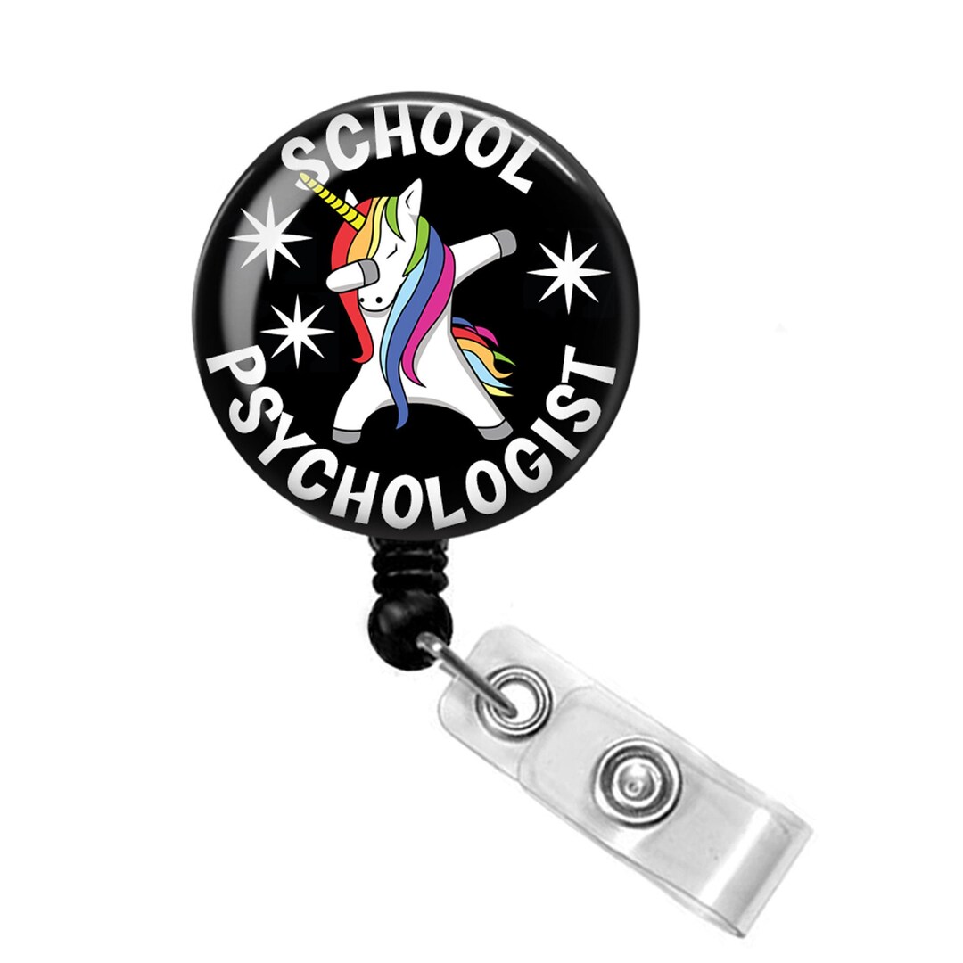 School Psychologist Badge Reel - School Counselor Badge Reel - School ...