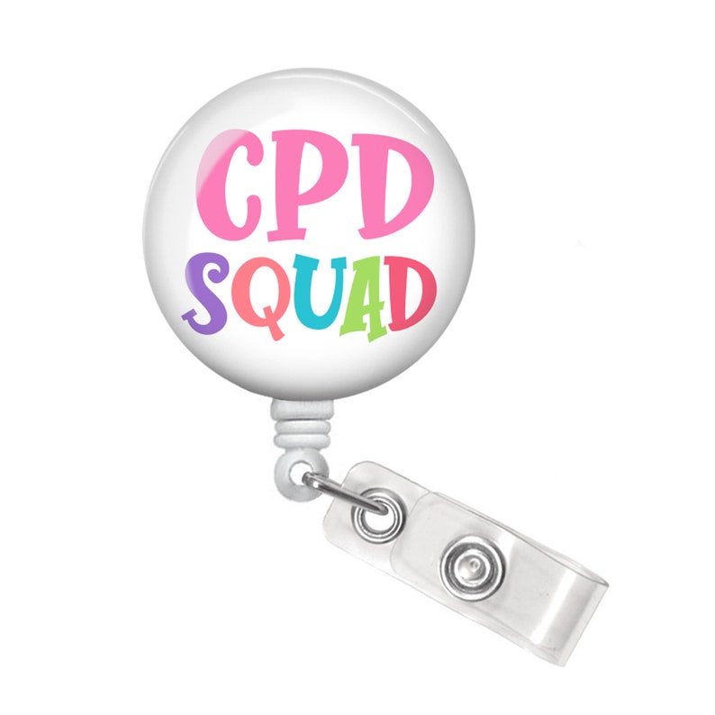 SPD Tech Badge Reel SPD Technician Badge Holder Sterile - Etsy