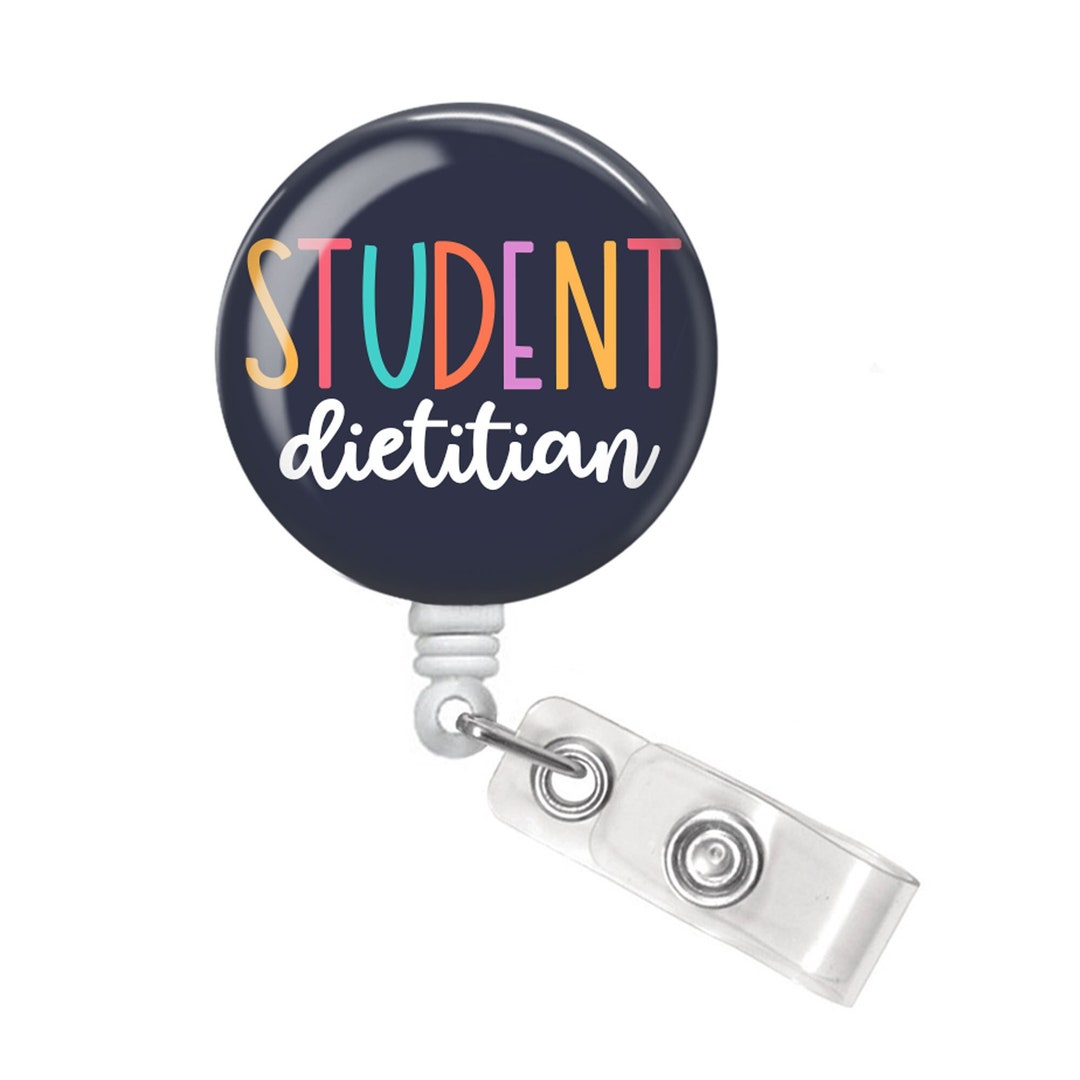 Student Dietitian Badge Reel - Student Dietitian Badge Holder - Student ...
