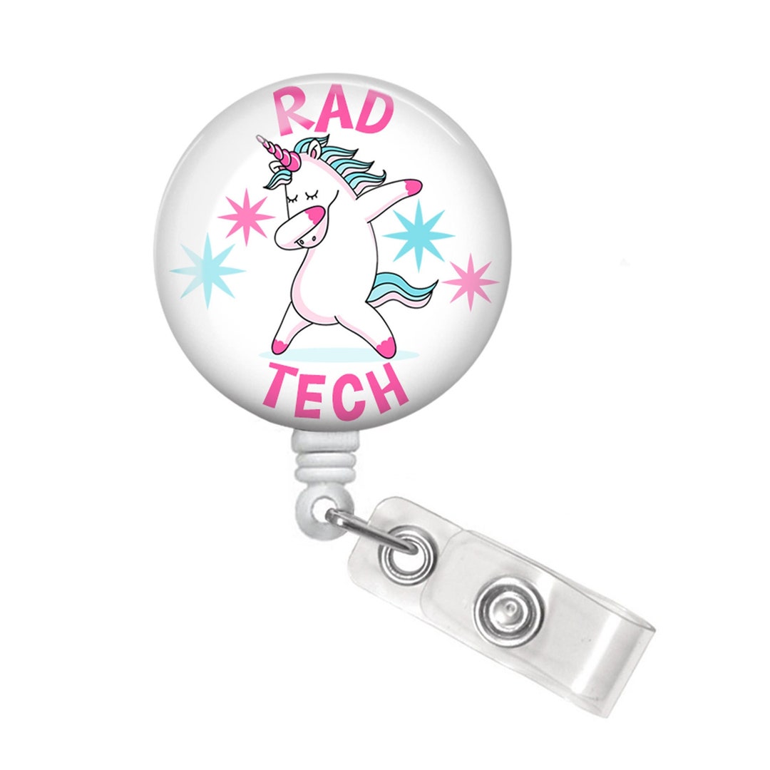 Rad Tech Badge Holder - Radiology Badge Reel - Xray Tech Badge Reel ...