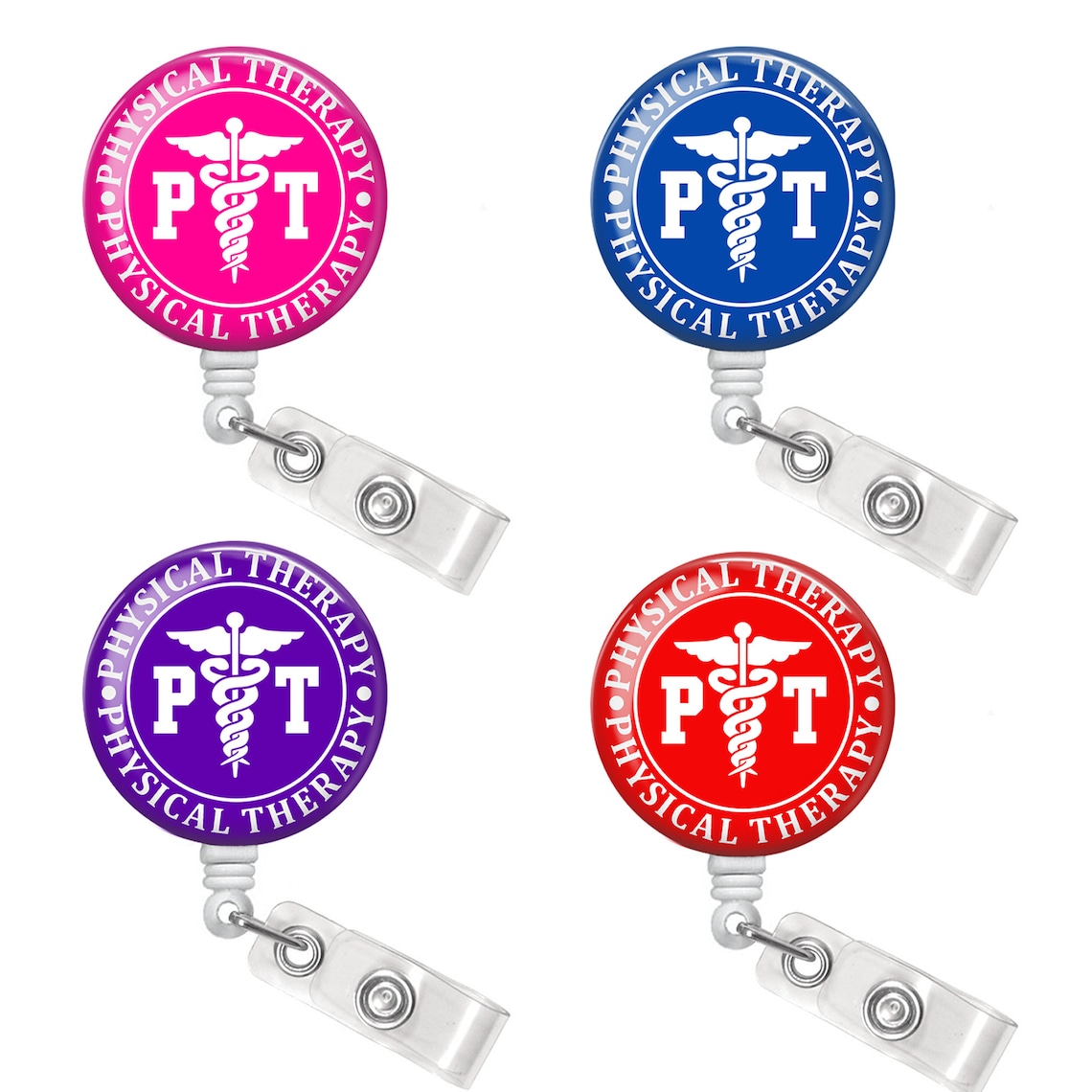 Physical Therapist Badge Reel Physical Therapy Badge Reel | Etsy