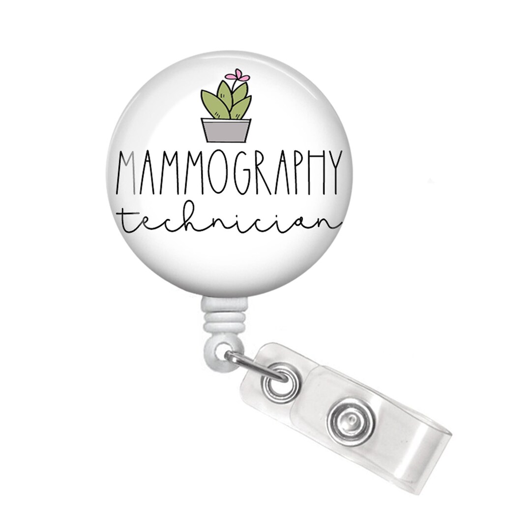 Mammographer Badge Reel Mammo Tech Badge Reel Mammographer Badge Holder ...