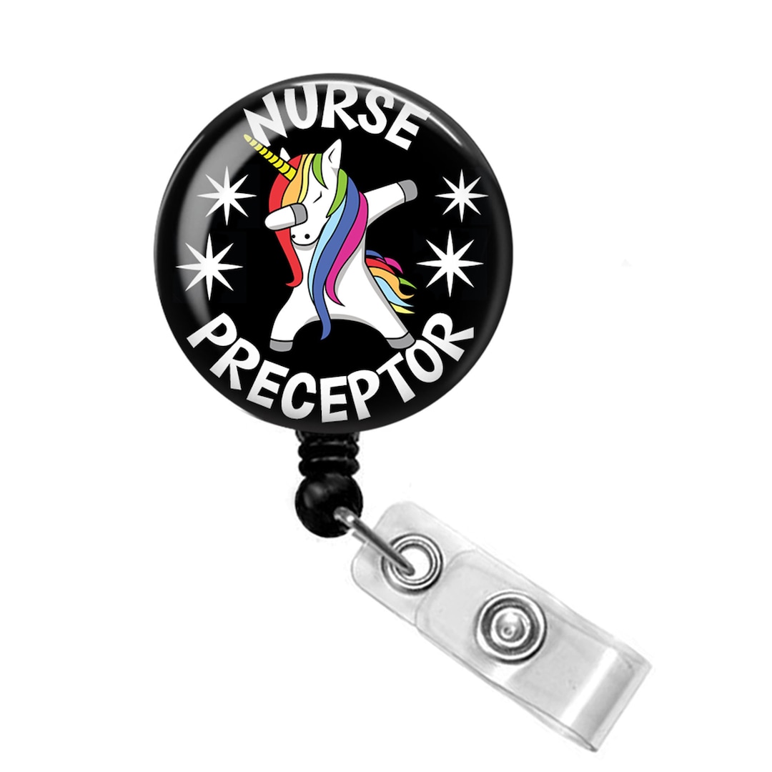 Nurse Preceptor Badge Reel - Nurse Badge Holder - Preceptor Badge Reel ...