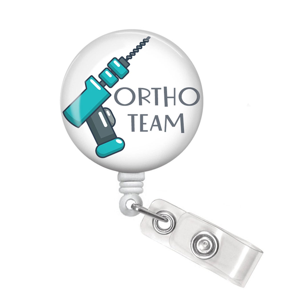 Ortho Badge Reel - Ortho Nurse Badge Reel - Ortho Nurse Badge Holder ...