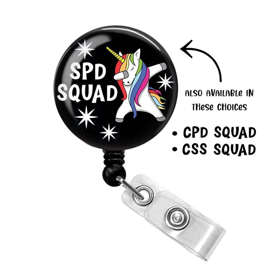 SPD Tech Badge Reel - SPD Tech Badge Holder - Sterile Processing Tech ...